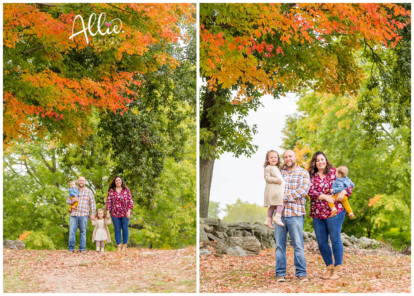 Fall Family Photos // Boston Area Family Photographer, Allie.Photo