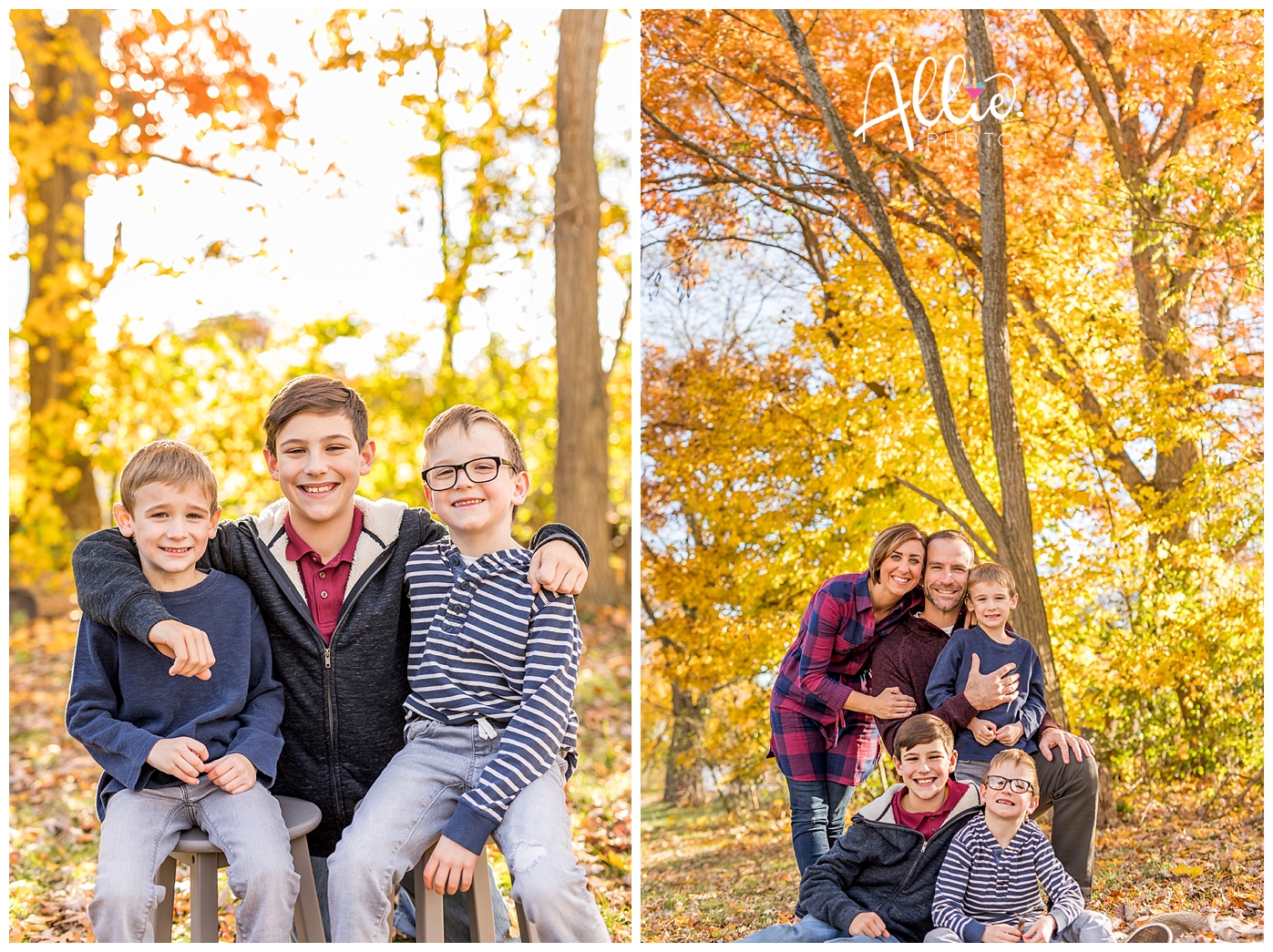 Fall Family Photos // Boston Area Family Photographer, Allie.Photo